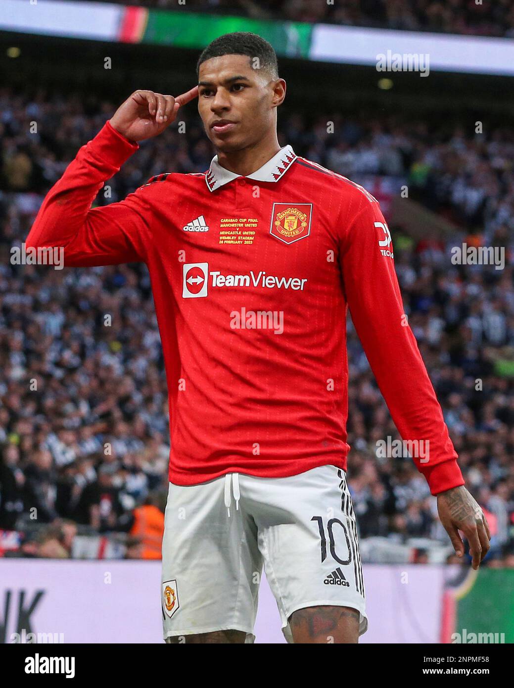 Marcus rashford 2023 celebrates hi-res stock photography and images - Alamy