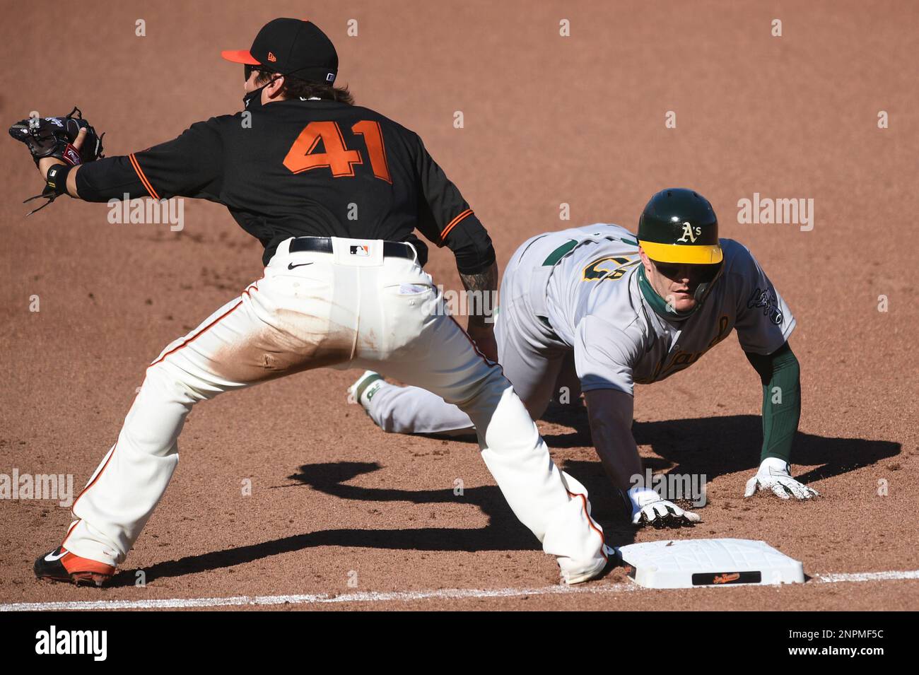 SAN FRANCISCO, CA - AUGUST 15: Oakland Athletics outfielder Mark Canha ...