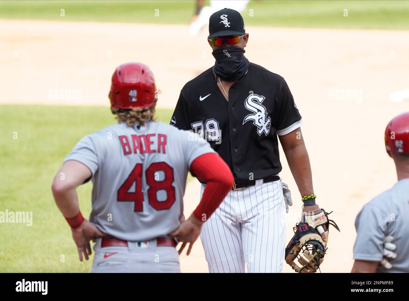 CHICAGO, IL - AUGUST 15: St. Louis Cardinals center fielder Harrison ...