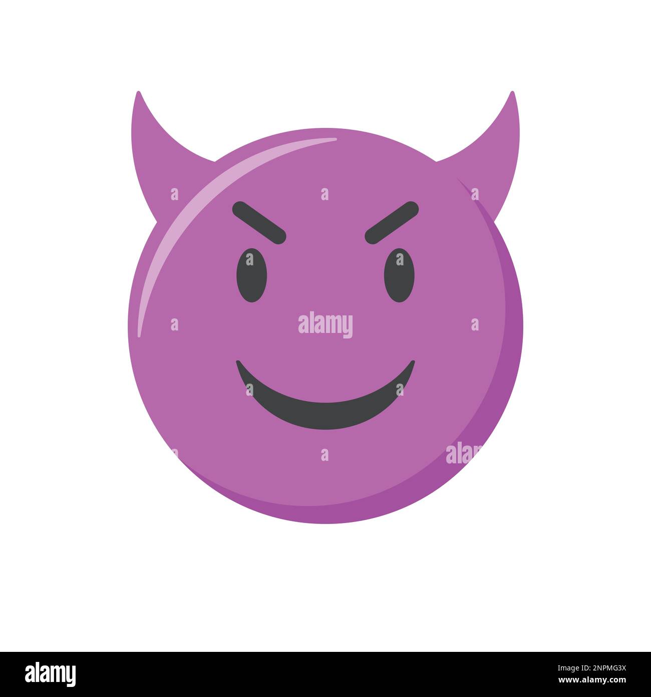 Cartoon illustration devil thinking hi-res stock photography and images ...