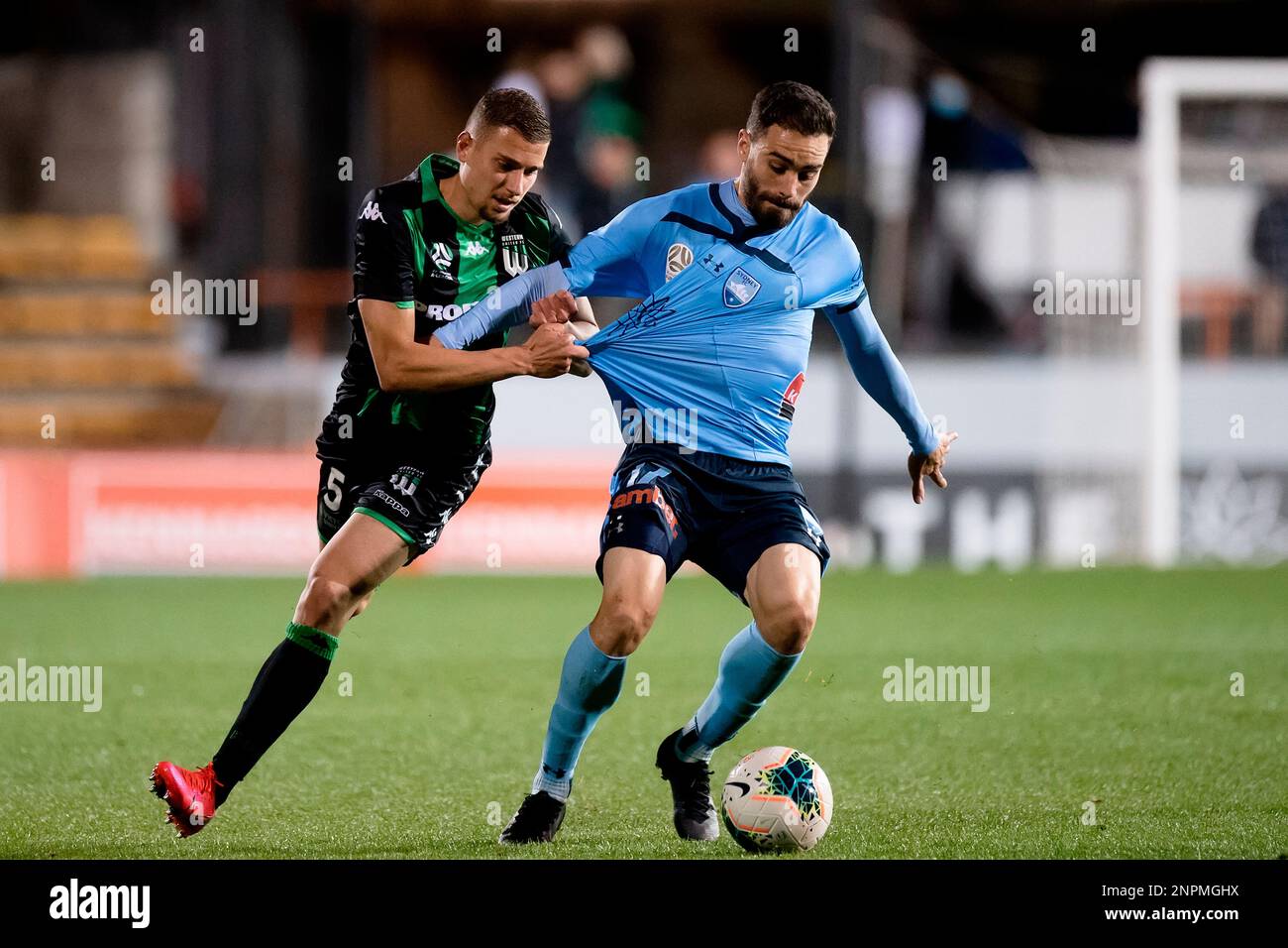 SYDNEY, AUSTRALIA - AUGUST 15: Western United defender Dylan Pierias (5 ...