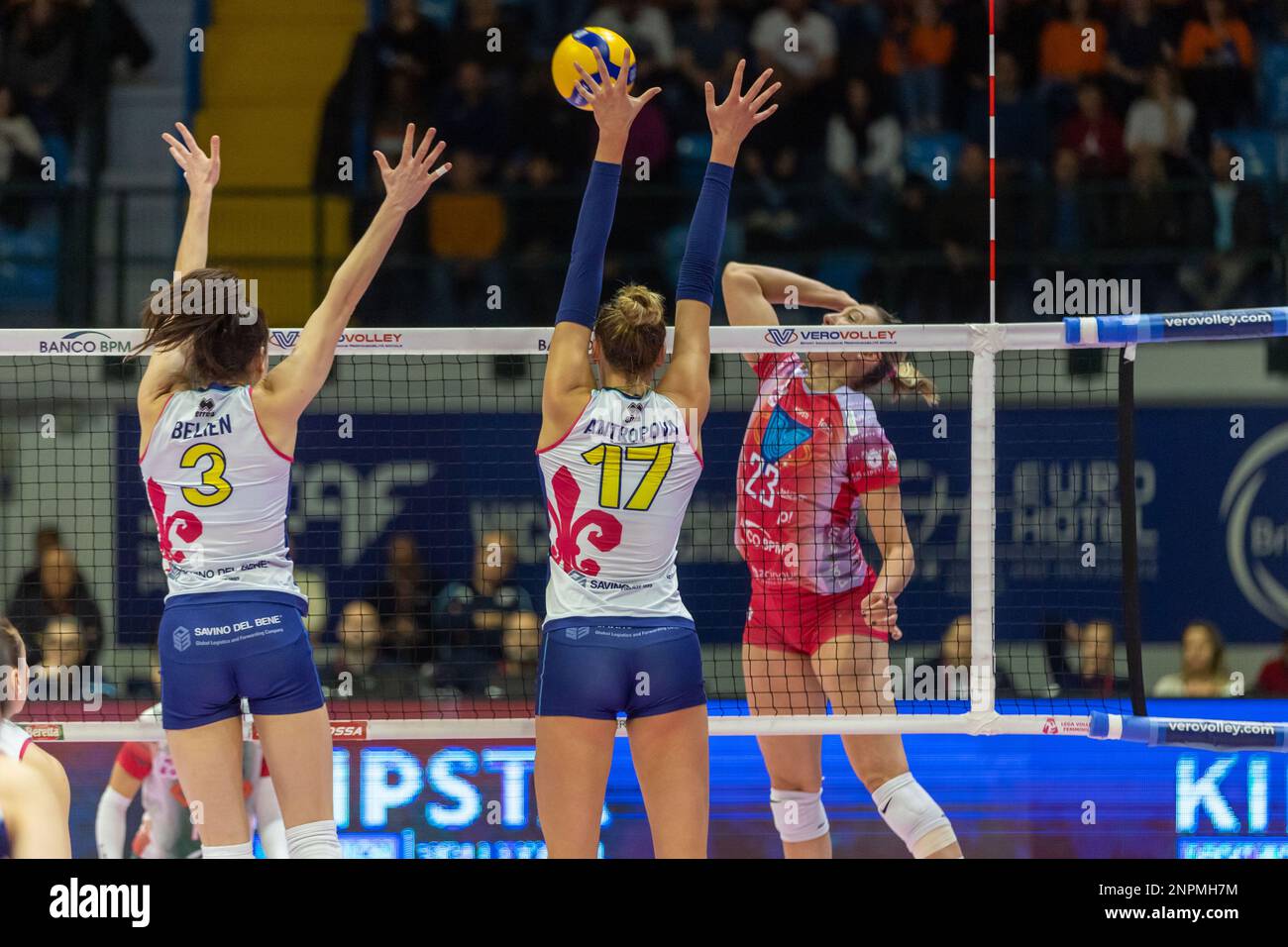 February 26, 2023, Monza (MB, Italy: Spike of Jordan Larson (Credit ...