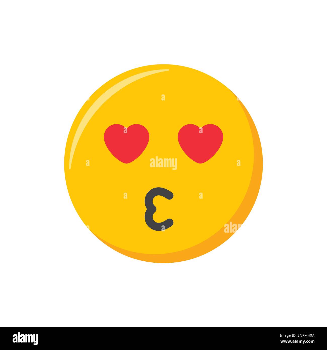 In Love Emoticon Text