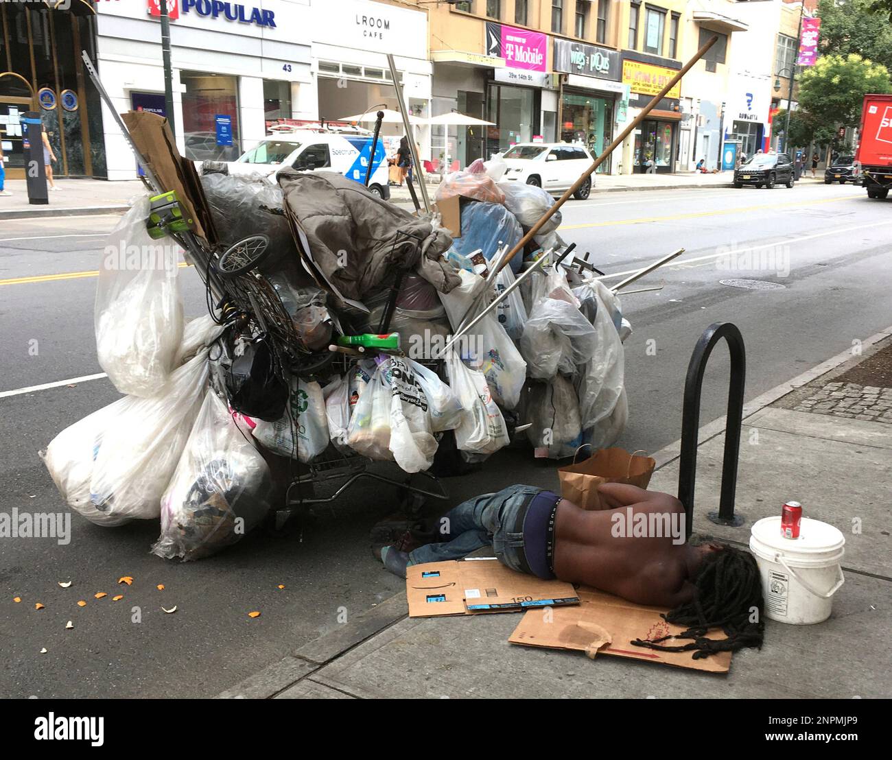 Photo by: STRF/STAR MAX/IPx 2020 8/14/20 Homelessness continues to be ...