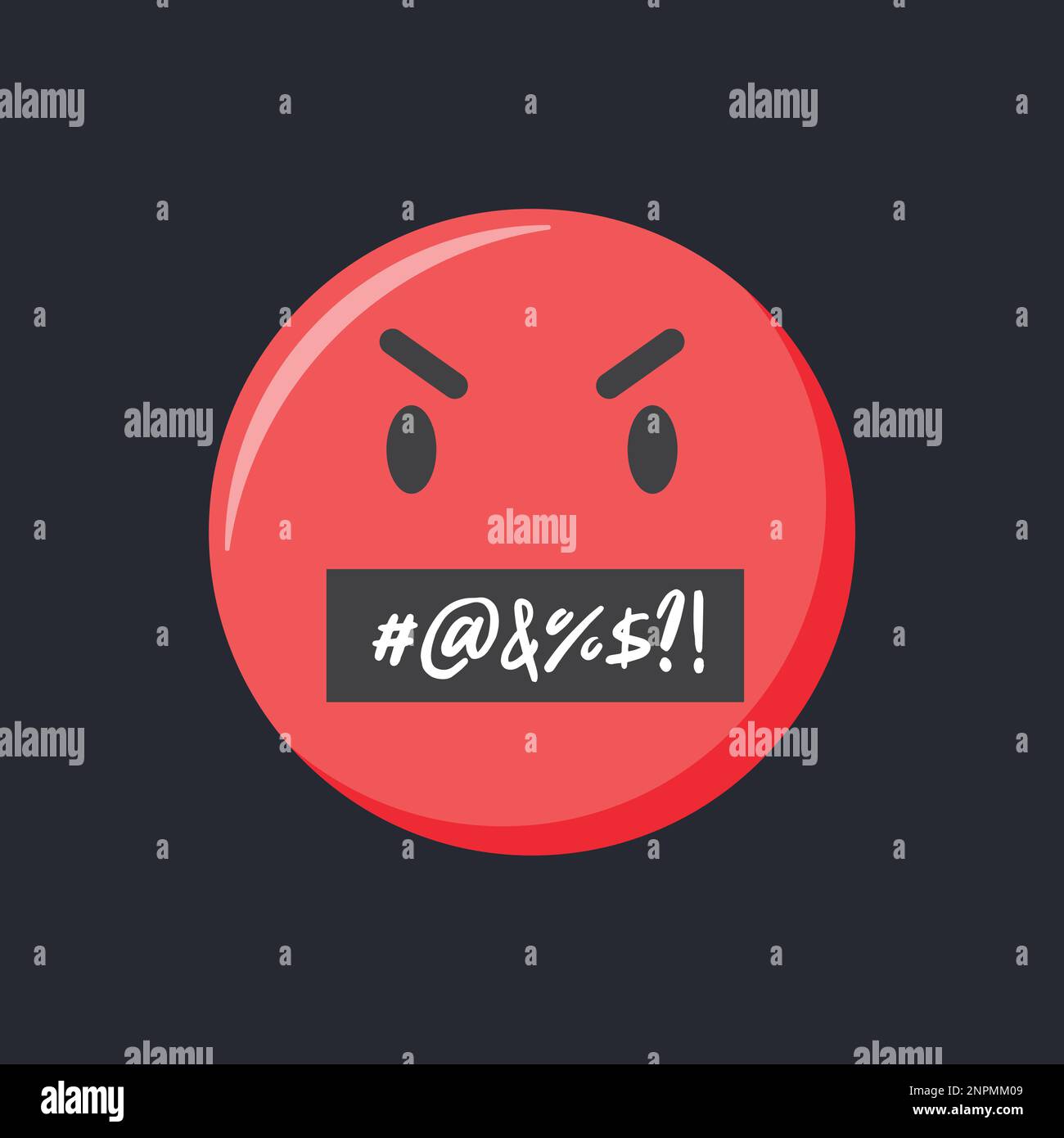 Evil like icon emoji smile hi-res stock photography and images - Alamy