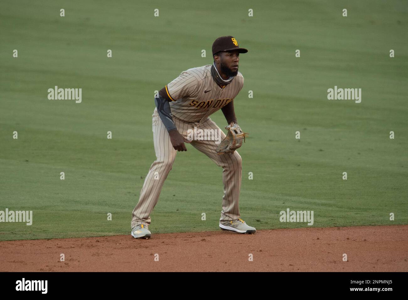 LOS ANGELES, CA - AUGUST 12: San Diego Padres second baseman Jurickson ...