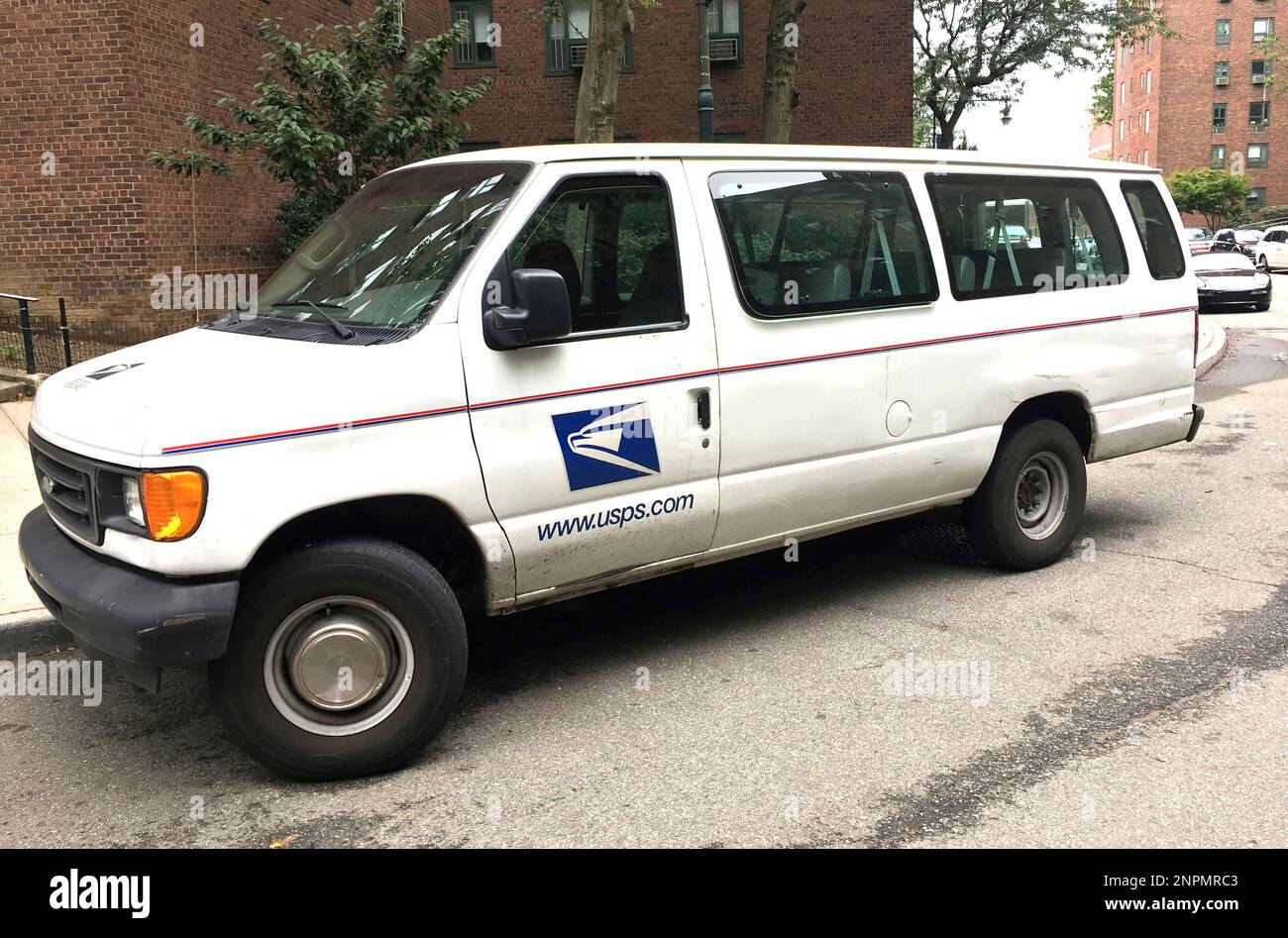 Photo by: STRF/STAR MAX/IPx 2020 8/13/20 A USPS van is seen in New York ...