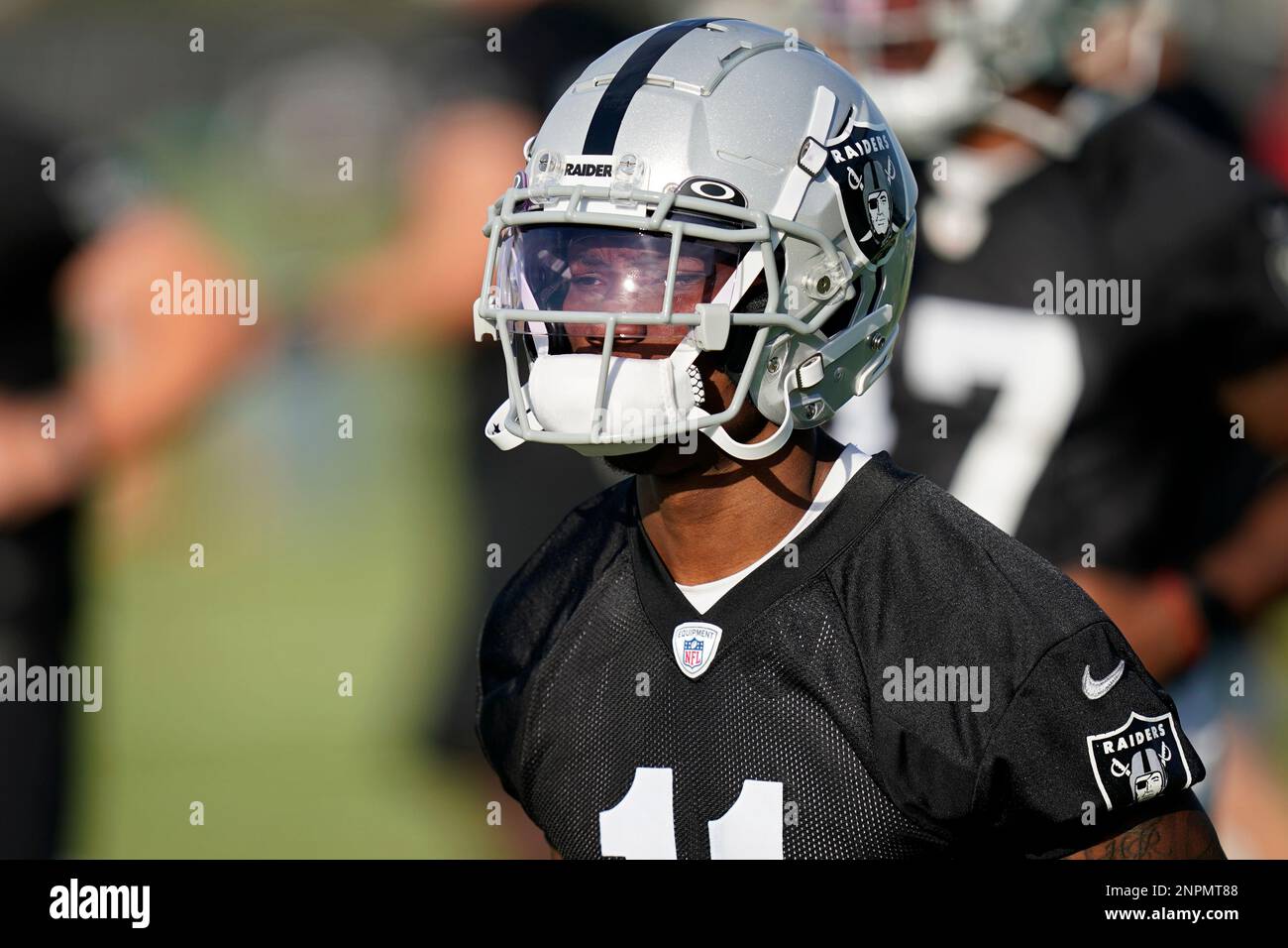 Las Vegas Raiders wide receiver Henry Ruggs III (11) attends an NFL ...