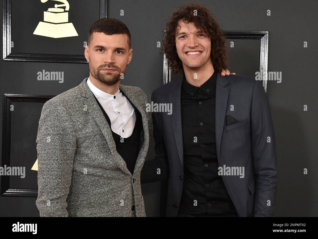 Joel Smallbone, left, and Luke Smallbone of for King & Country arrives ...