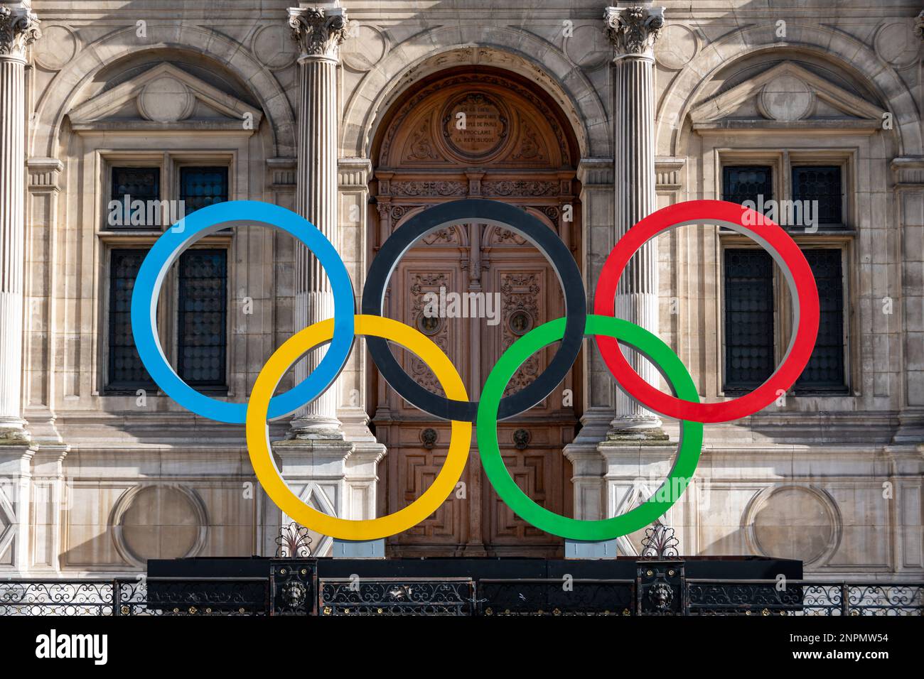 Organization of the olympic games in france hi-res stock photography ...