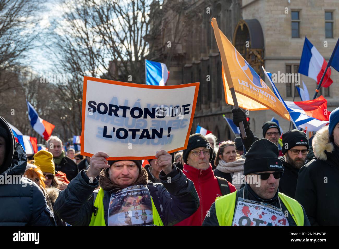 Nato otan flags hi-res stock photography and images - Alamy