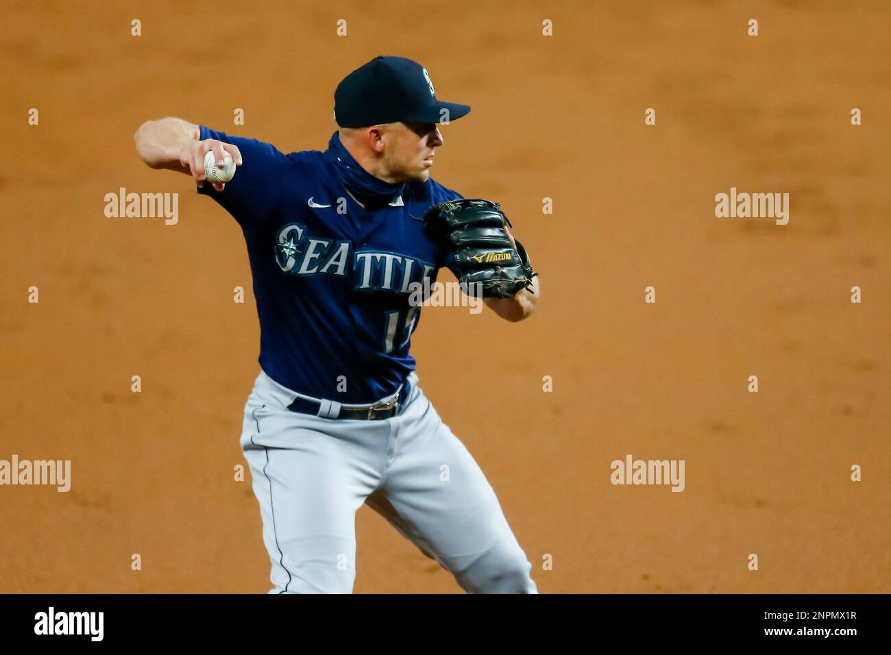 ARLINGTON, TX - AUGUST 12: Seattle Mariners third baseman Kyle Seager ...