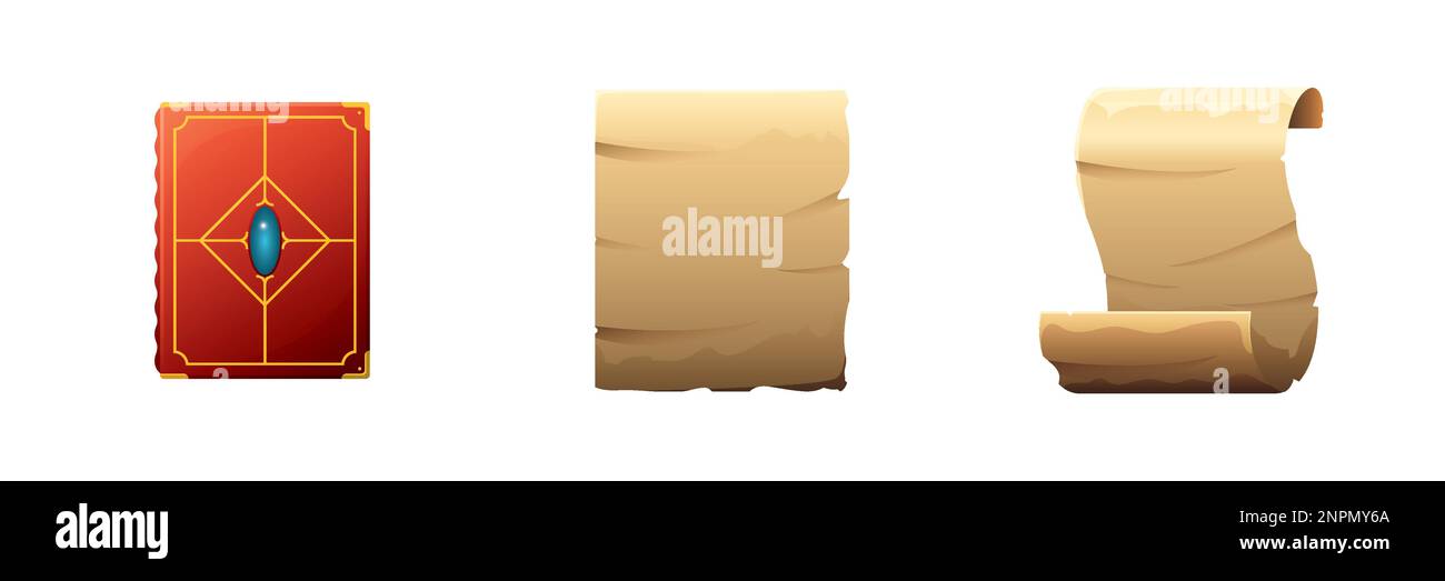 Game UI assets set. Gaming user interface icons collection. vector ...