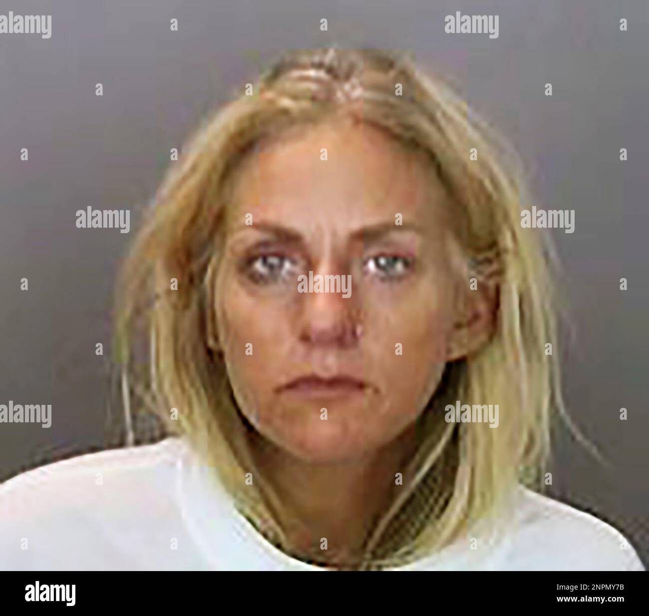 This booking photo released on Aug. 12, 2020 by the Anaheim, Calif ...