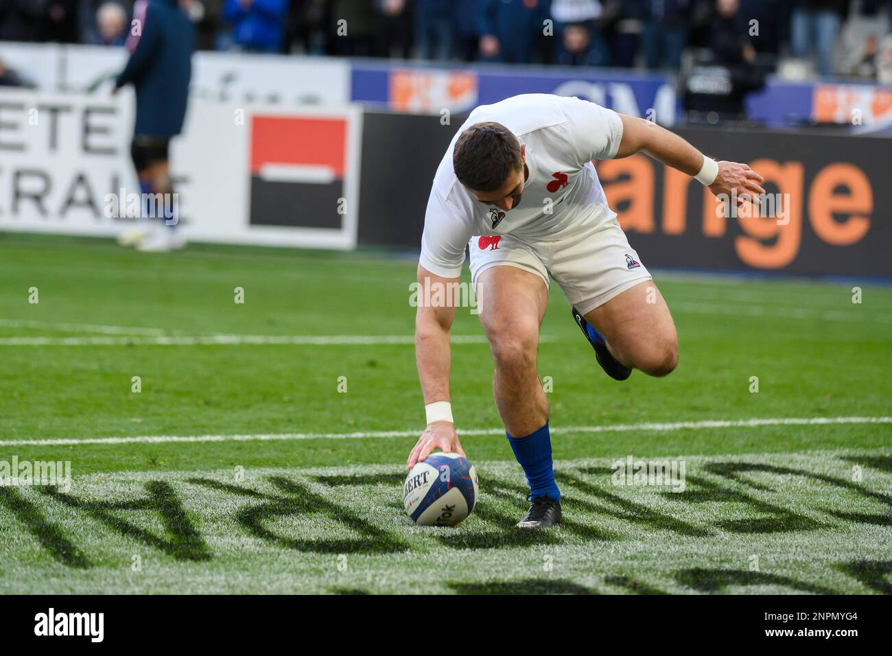 Julien Mattia / Le Pictorium - French rugby team against Scotland - 26 ...