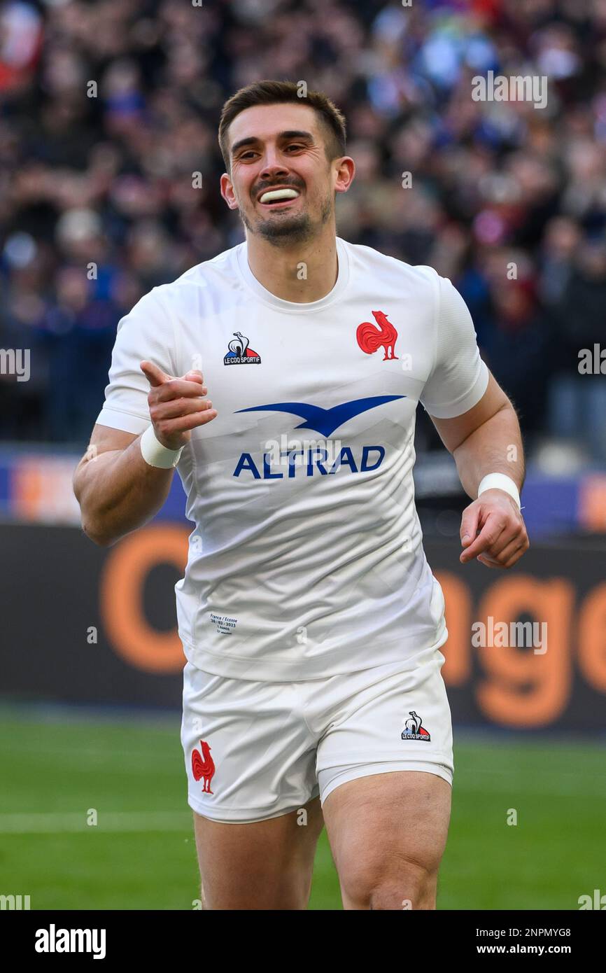 Julien Mattia / Le Pictorium - French rugby team against Scotland - 26 ...