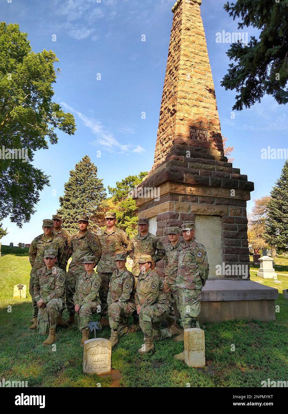 Members of Bravo Battery spent Sunday morning, Aug. 9, 2020, cleaning ...