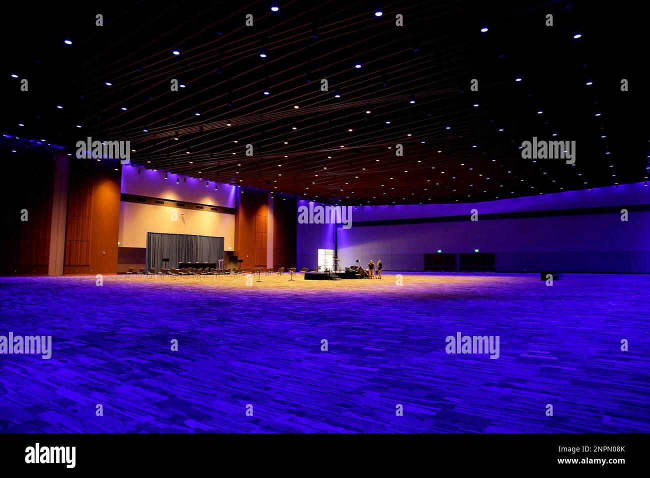 The Grand Hall at the newly renovated Cox Business Convention Center ...