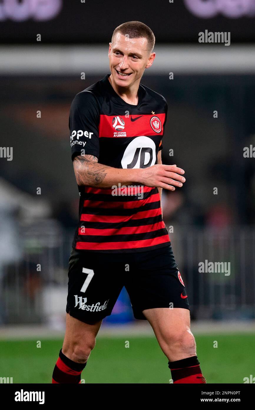 SYDNEY, AUSTRALIA - AUGUST 12: Western Sydney Wanderers forward ...