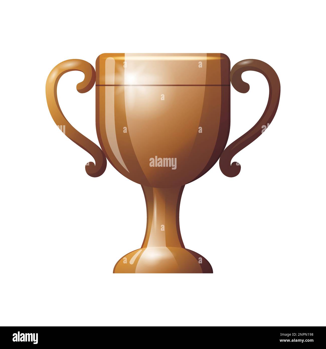 Game UI asset. Gaming user interface trophy cup icon. vector ...