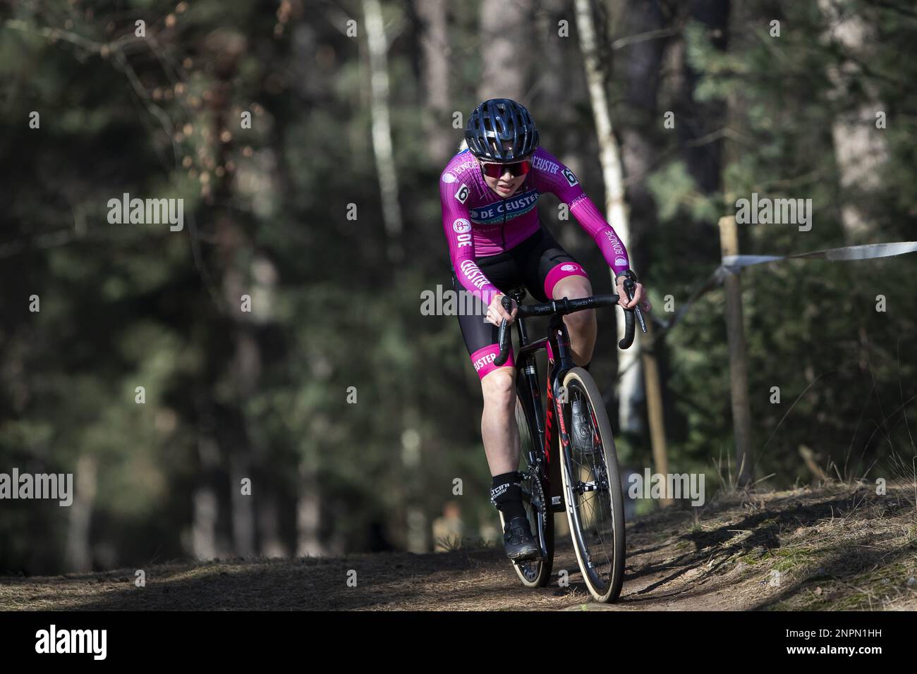 Belgian Laura Verdonschot pictured during the women's elite race at the ...