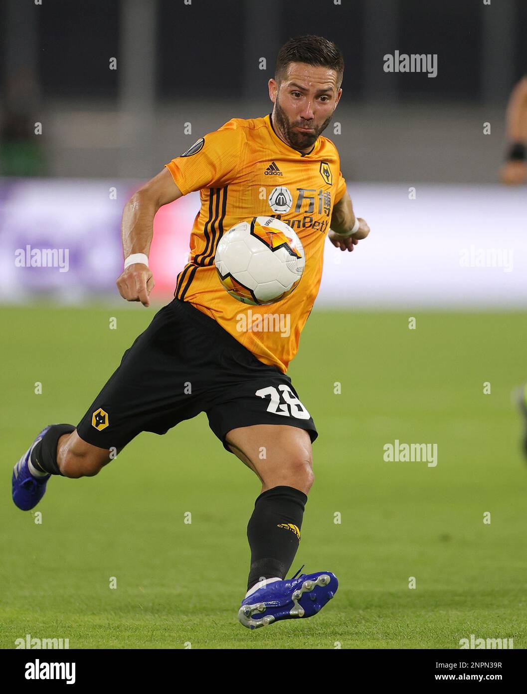 Wolverhampton Wanderers' Joao Moutinho controls the ball during the ...