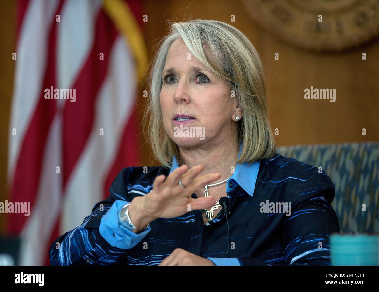 FILE - In this July 23, 2020, file photo, New Mexico Gov. Michelle ...