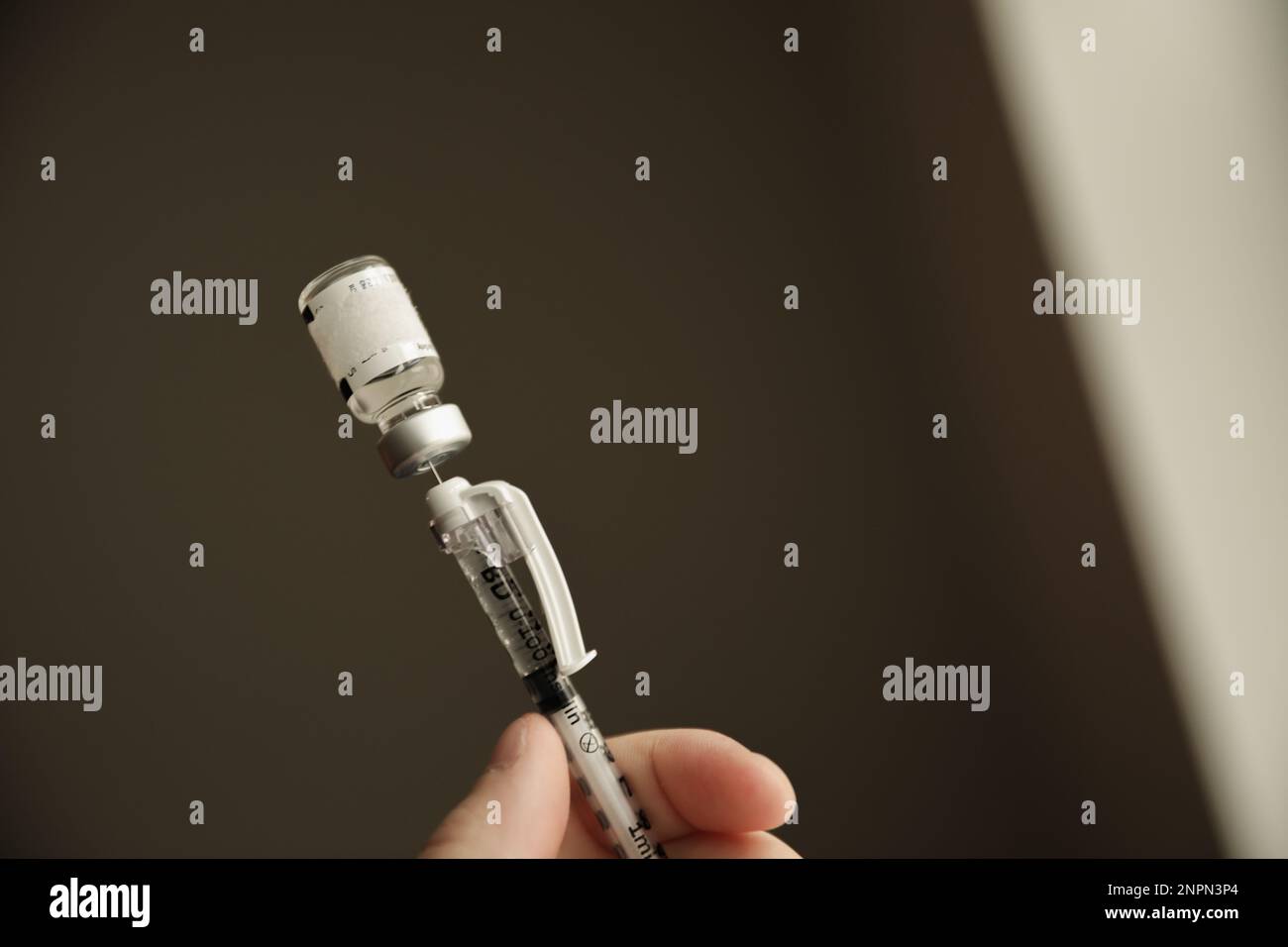 flu vaccine and needle syringes showing opioid crisis needle therapy ...