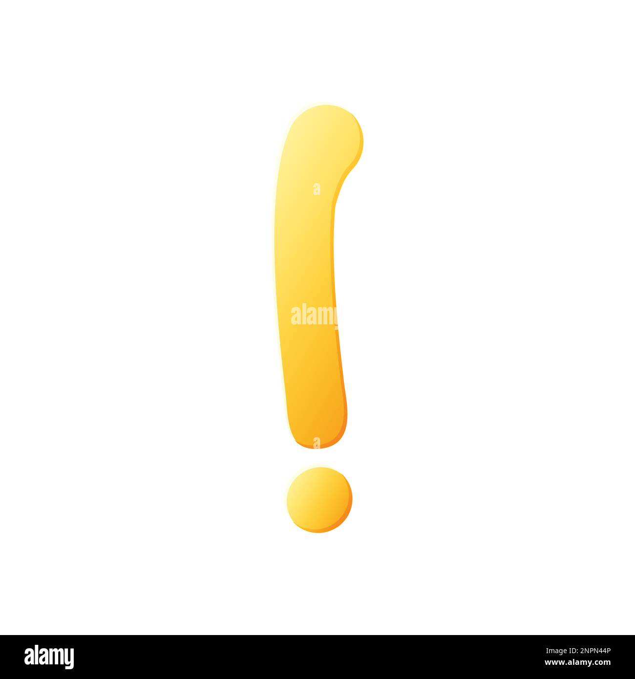 Game UI asset. Gaming user interface attention mark icon. vector ...