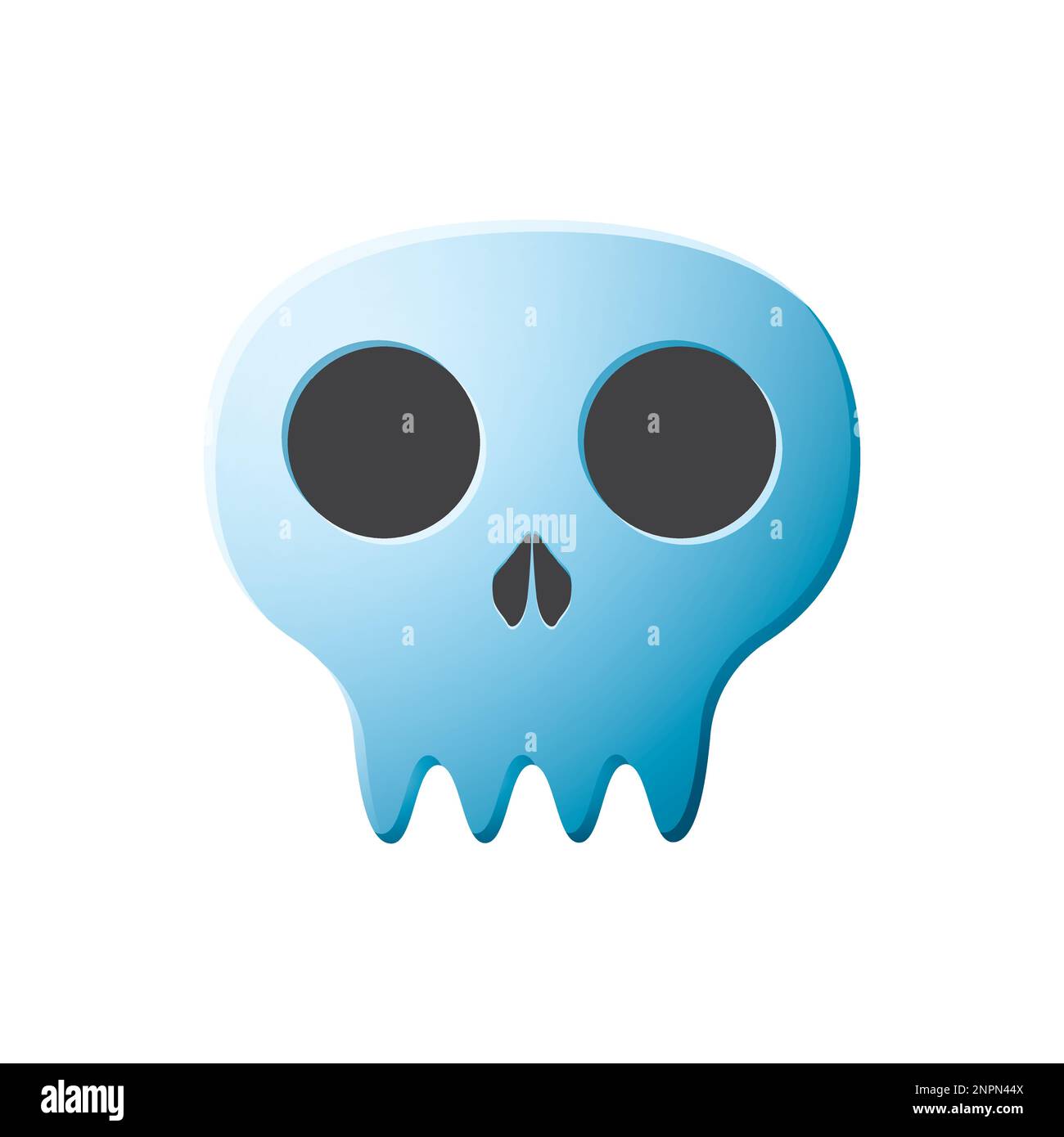 Game UI asset. Gaming user interface skull icon. vector illustration ...