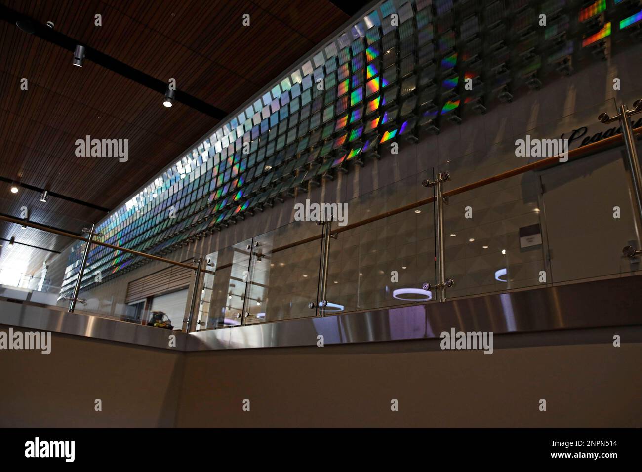 An art installation at the newly renovated Cox Business Convention ...