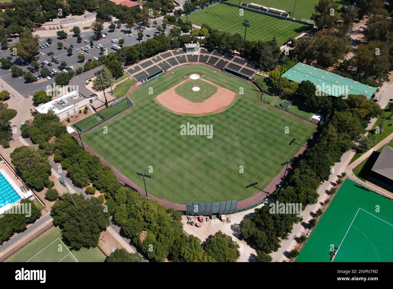 A general view of Klein Field at the Sunken Diamond on the campus of ...