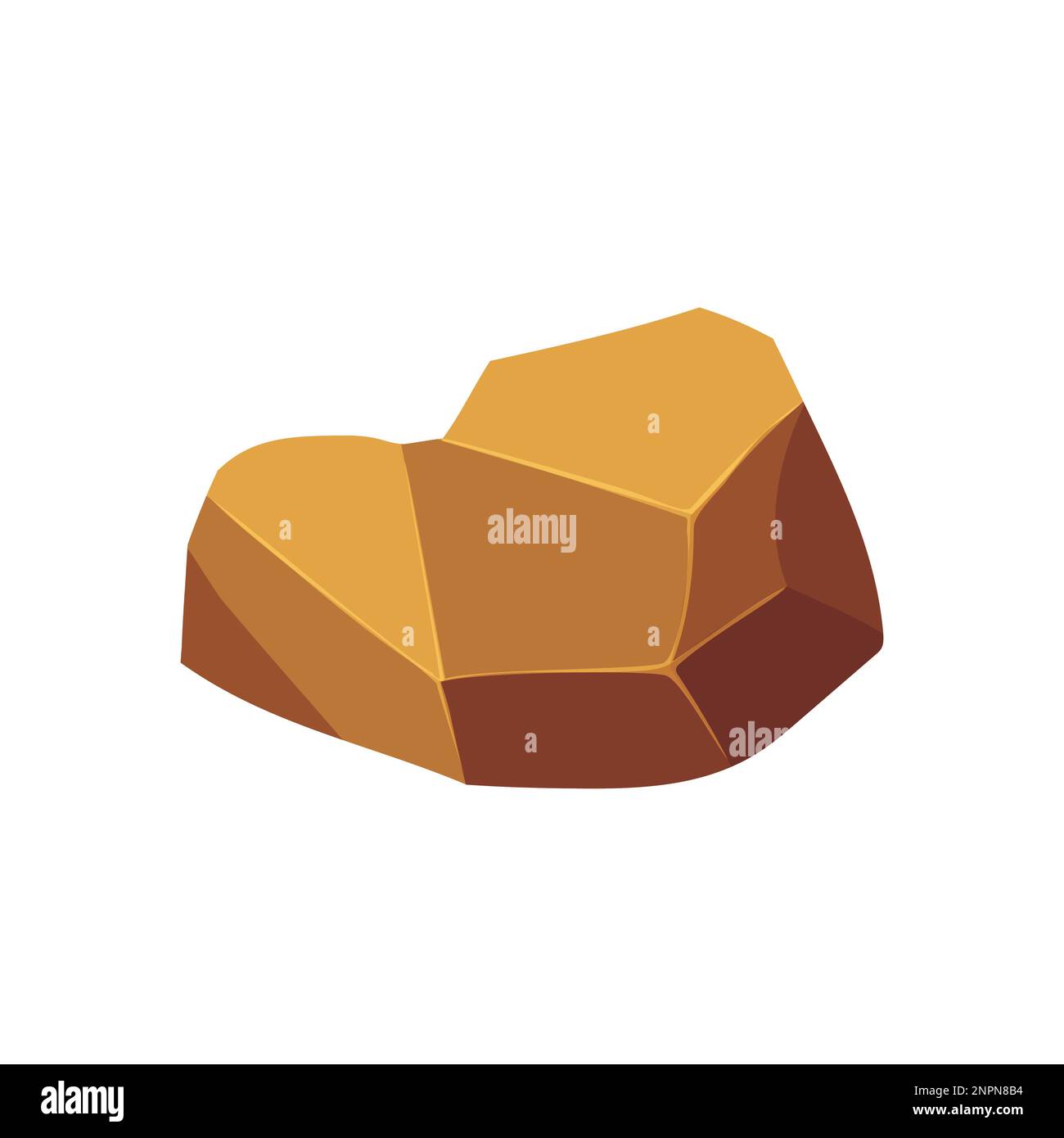 Game UI asset. Gaming user interface rock icon. vector illustration ...