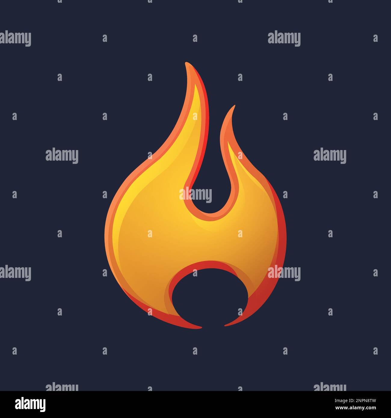 Golden inferno Stock Vector Images - Alamy
