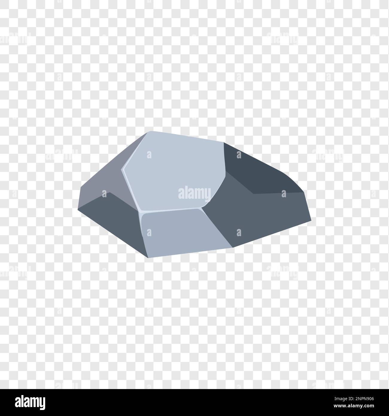 Rock boulder. Natural shape stone. vector illustration Stock Vector ...
