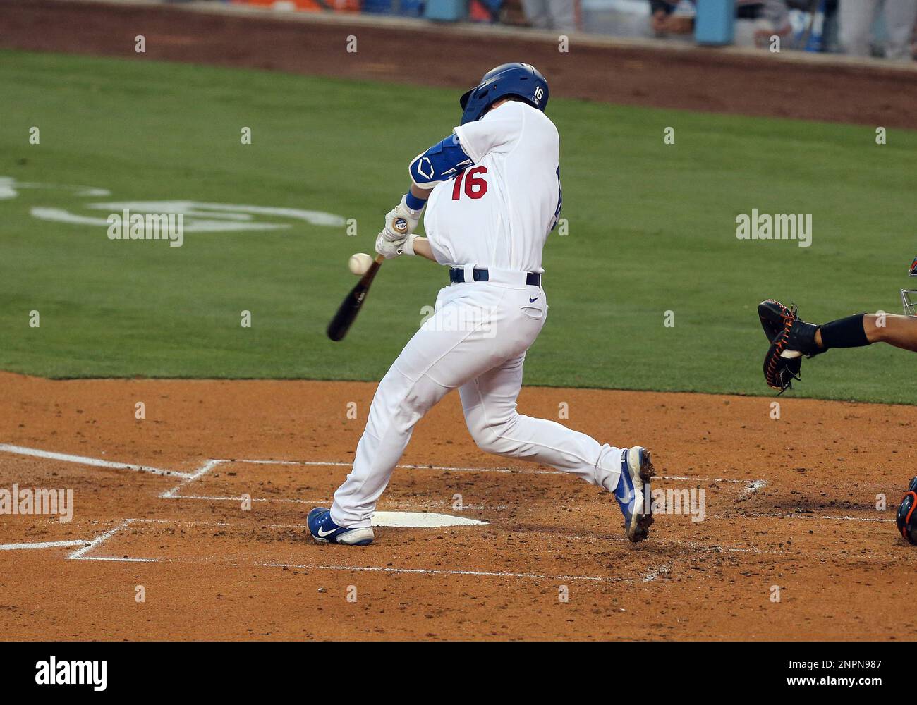 LOS ANGELES, CA - AUGUST 07: Los Angeles Dodgers catcher Will Smith (16 ...