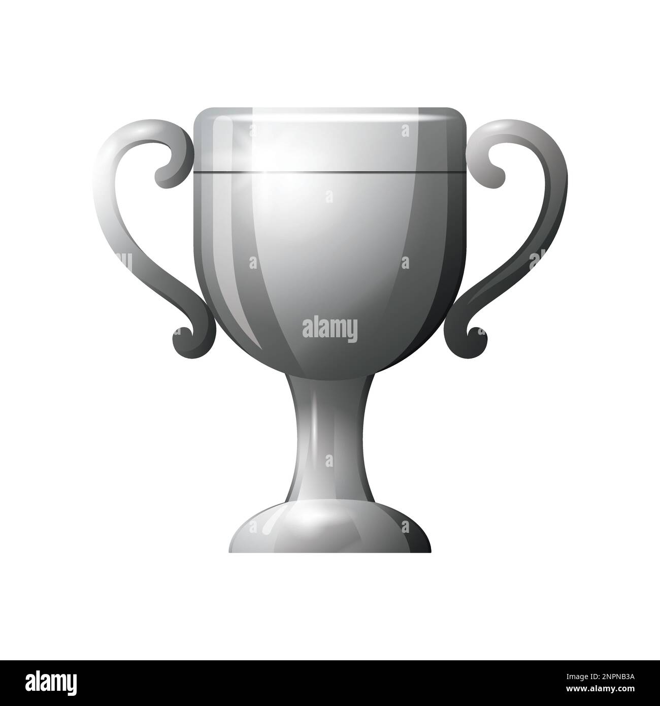 Game UI asset. Gaming user interface trophy cup icon. vector ...