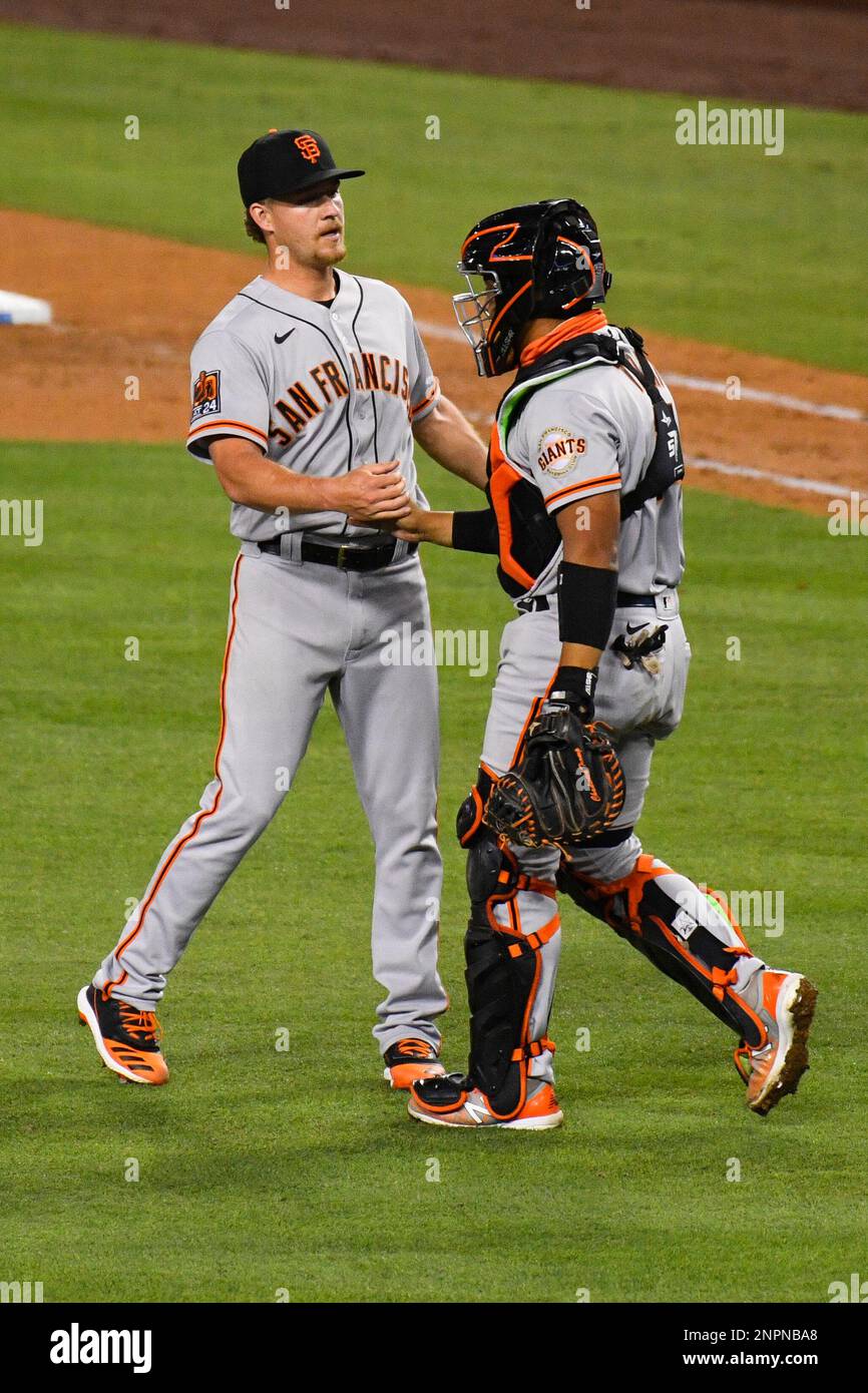 LOS ANGELES, CA - AUGUST 08: San Francisco Giants pitcher Trevor Gott ...