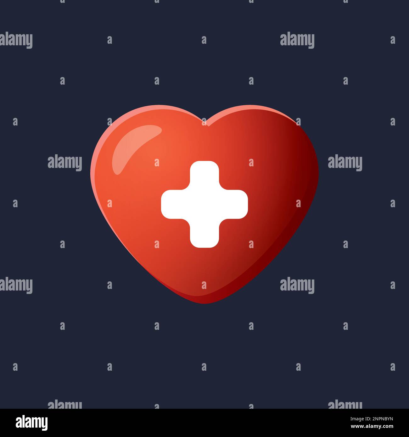 Game UI asset. Gaming user interface health points icon. vector ...