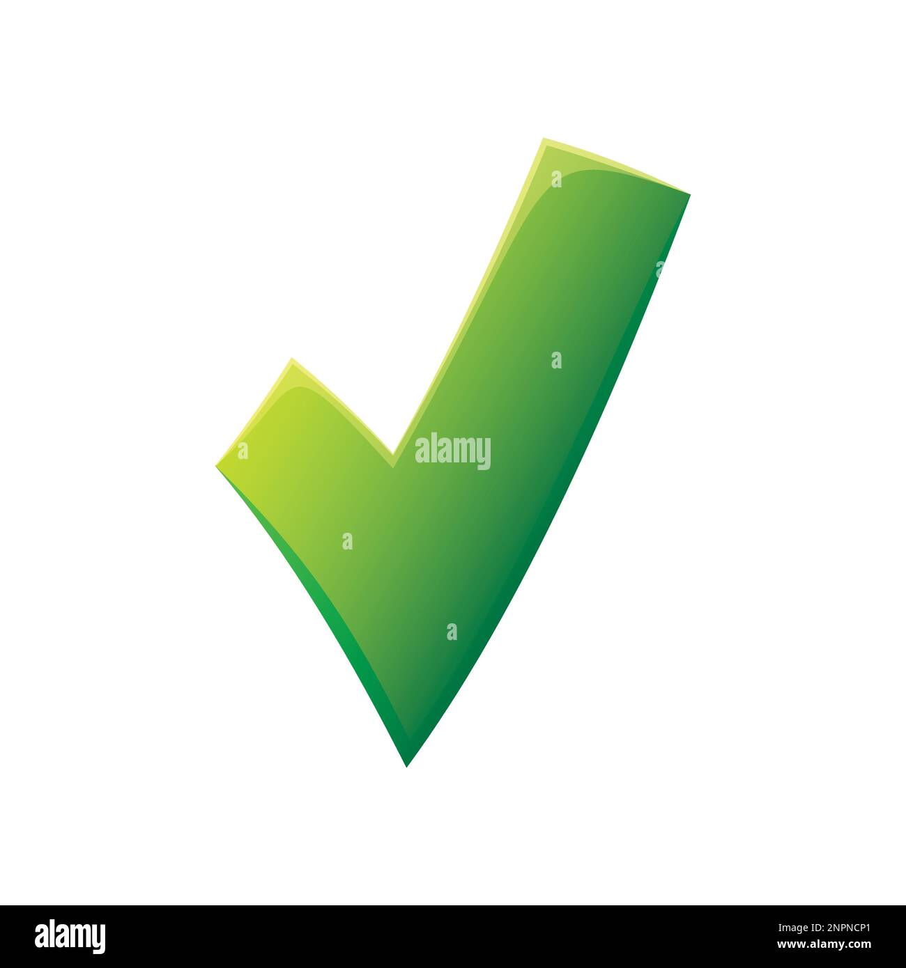Game UI asset. Gaming user interface check mark icon. vector ...