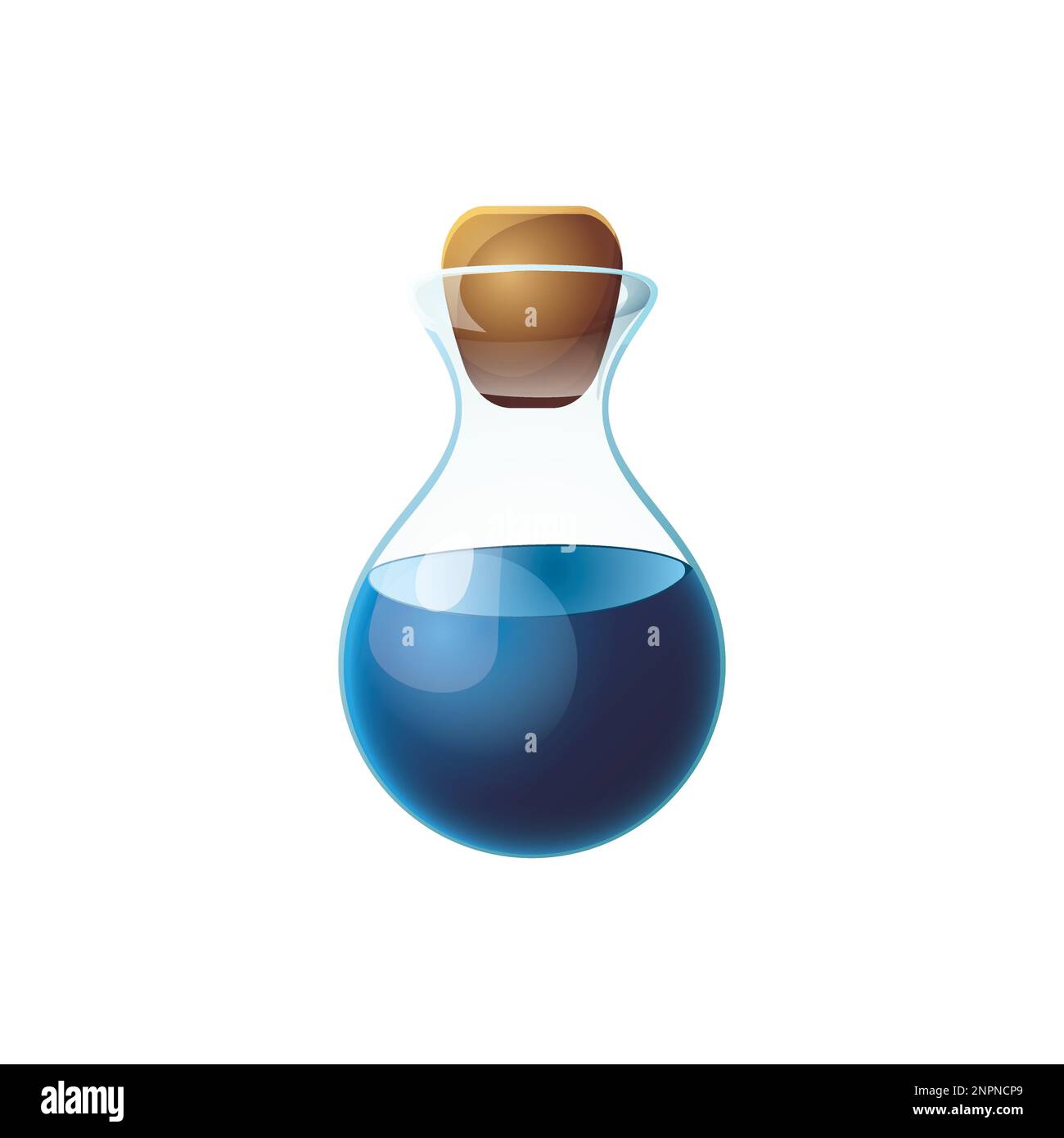 Game UI asset. Gaming user interface potion bottle icon. vector ...