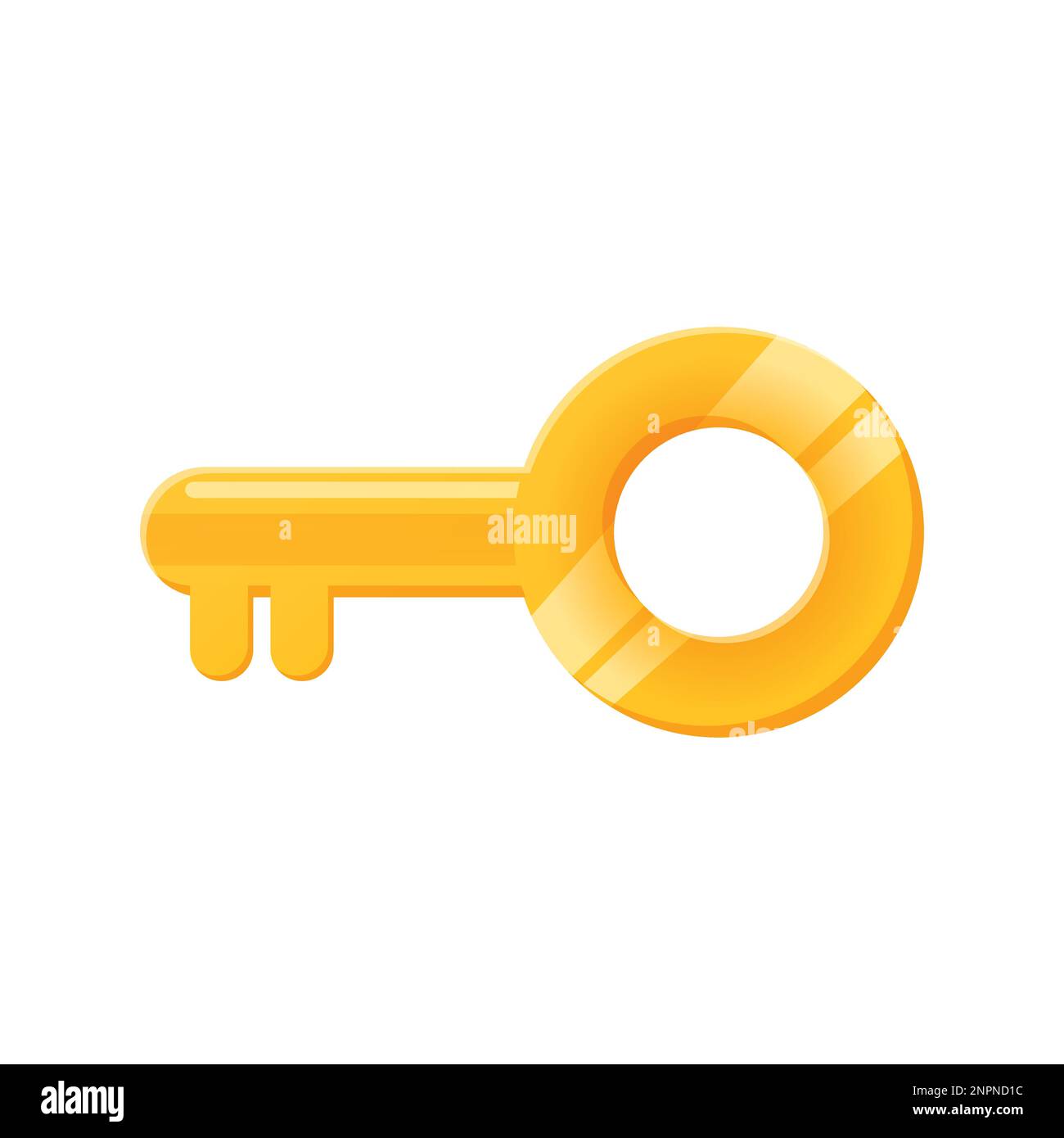 Game UI asset. Gaming user interface key icon. vector illustration ...