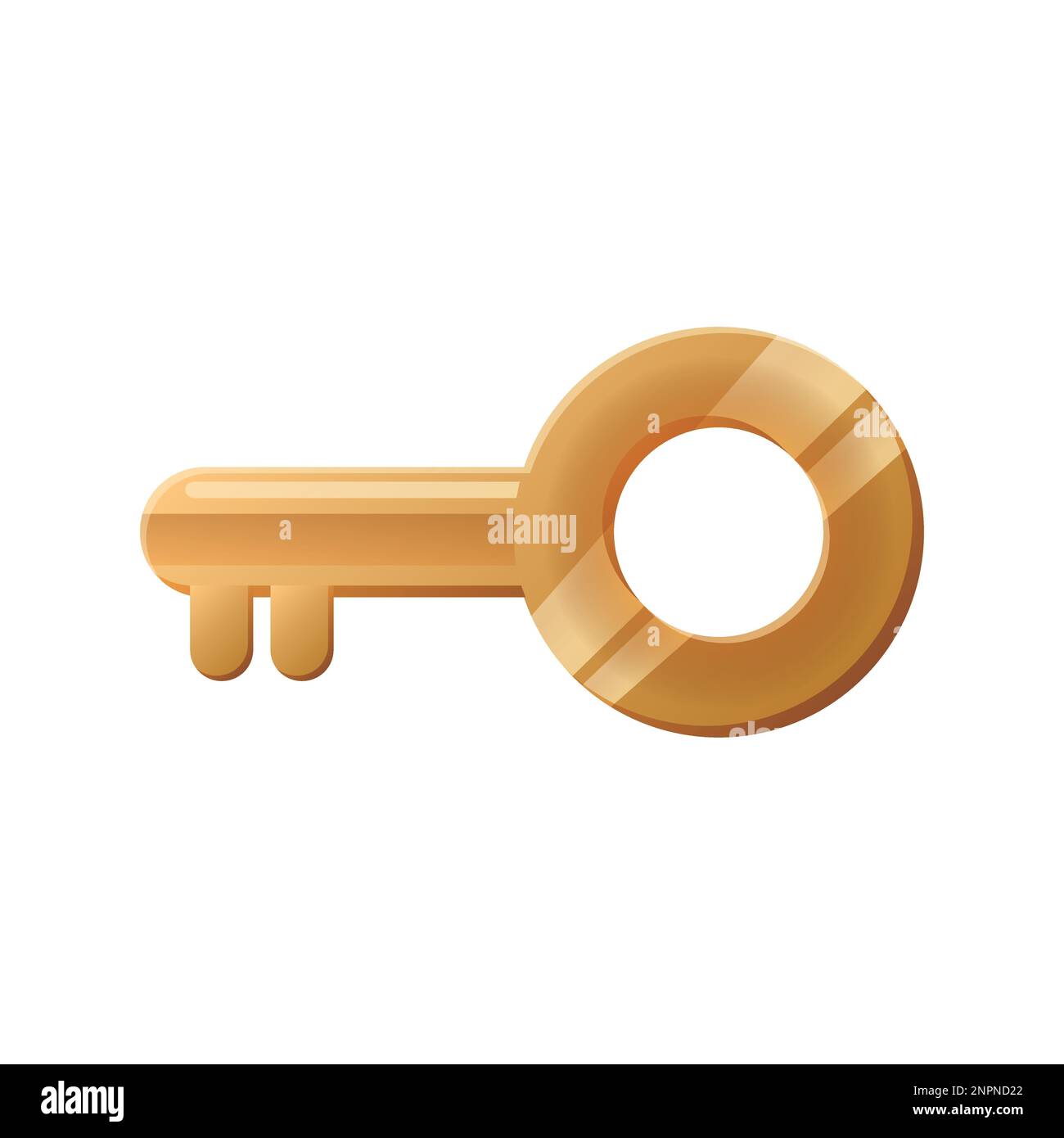 Game UI asset. Gaming user interface key icon. vector illustration ...