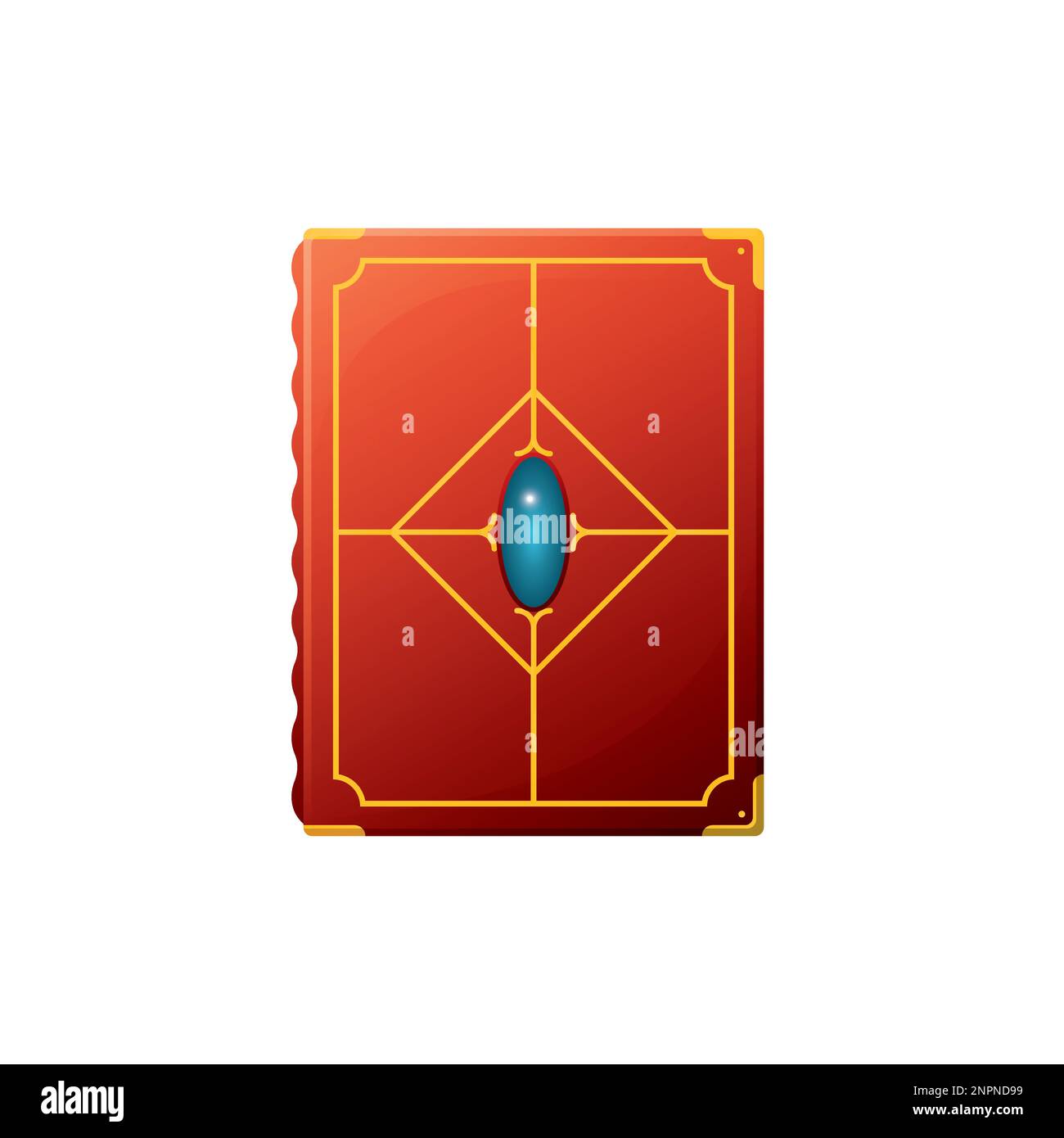Game UI asset. Gaming user interface book icon. vector illustration ...
