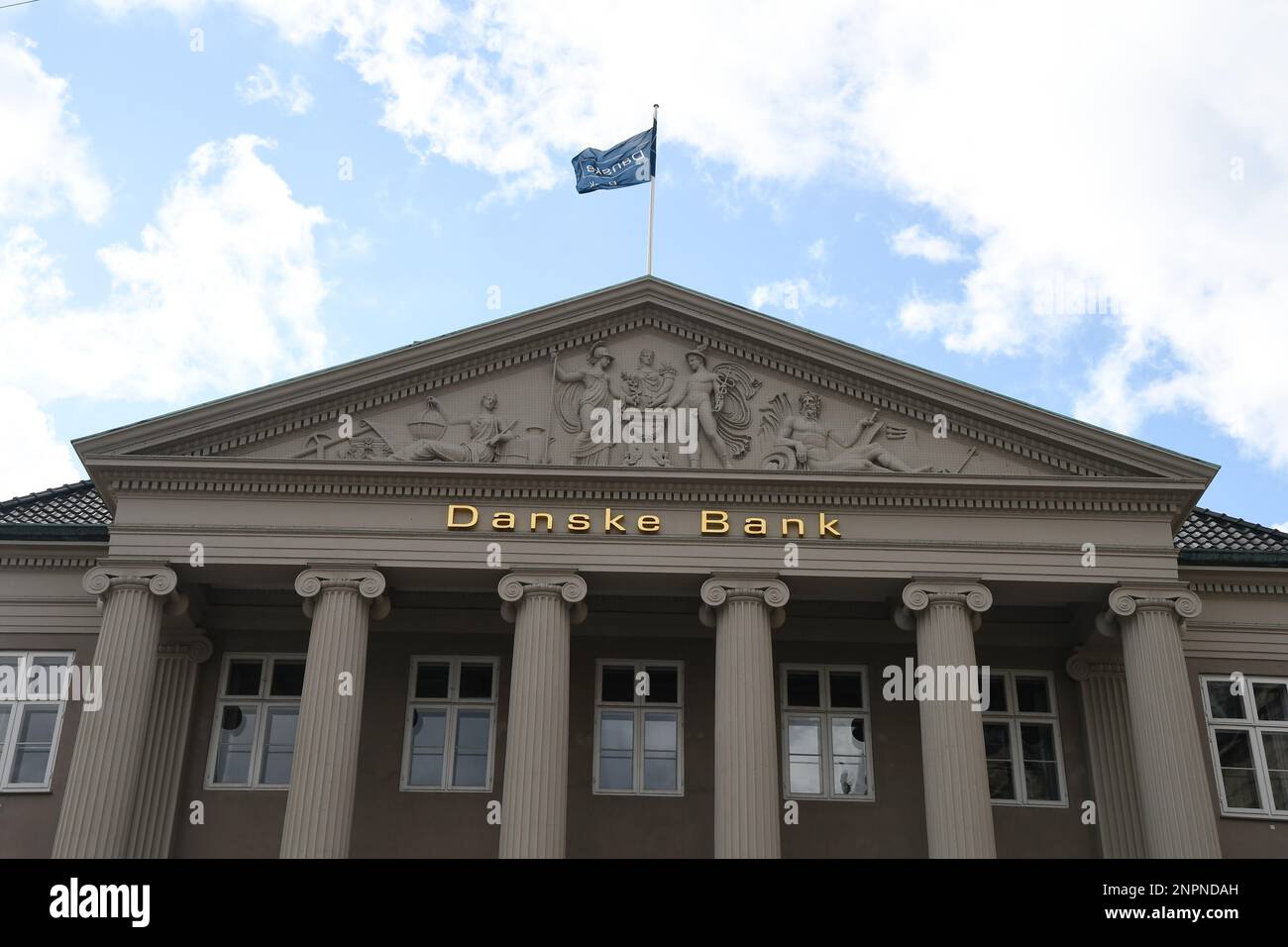 Copenhagen/Denmark 15.September 2018..Danske bank head office in danish capital Copenahgen ...