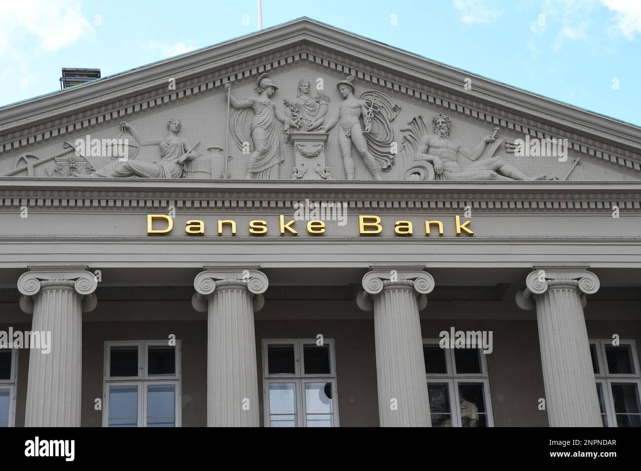 Copenhagen/Denmark 15.September 2018..Danske bank head office in danish ...