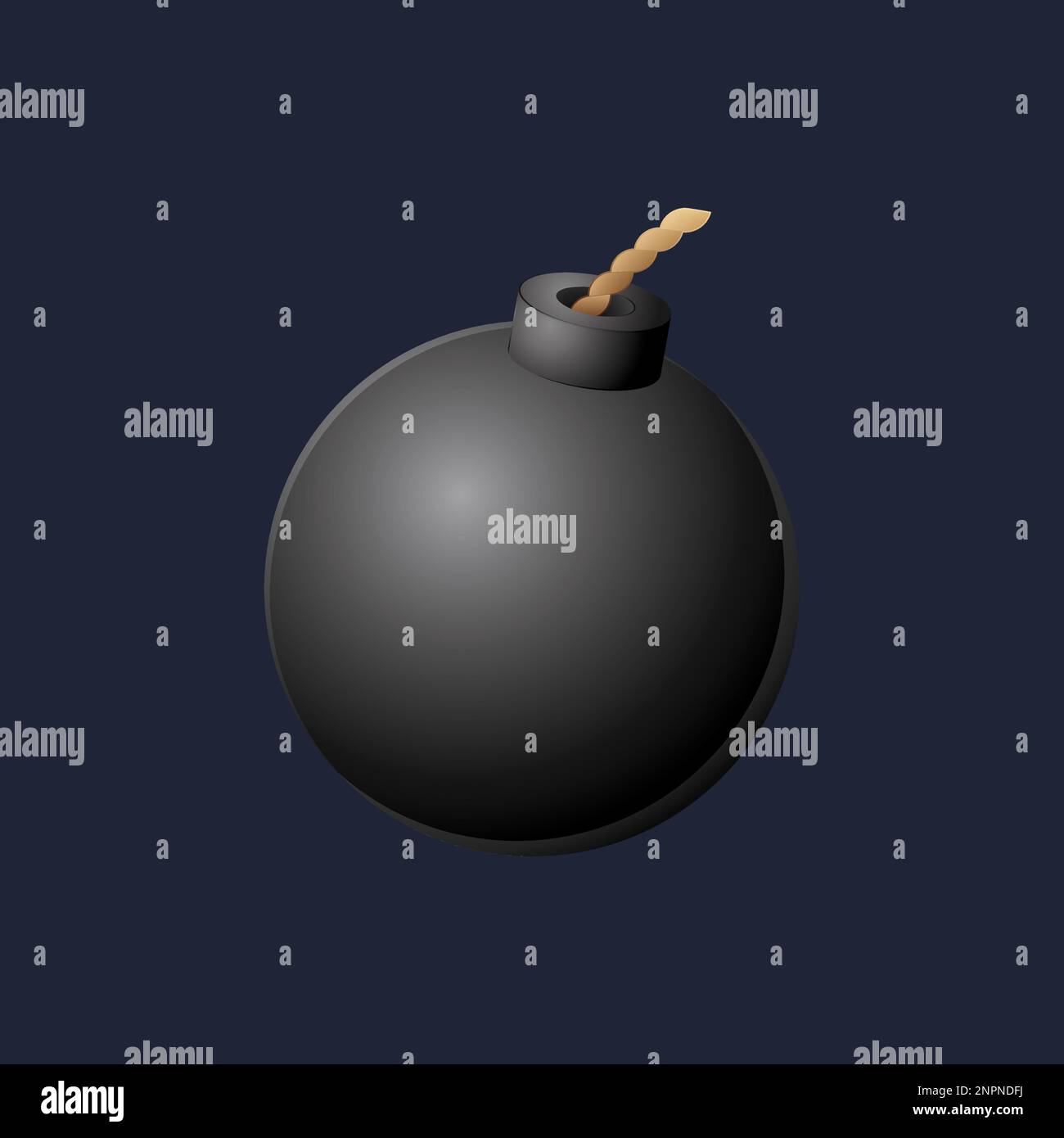 Game UI asset. Gaming user interface bomb icon. vector illustration ...