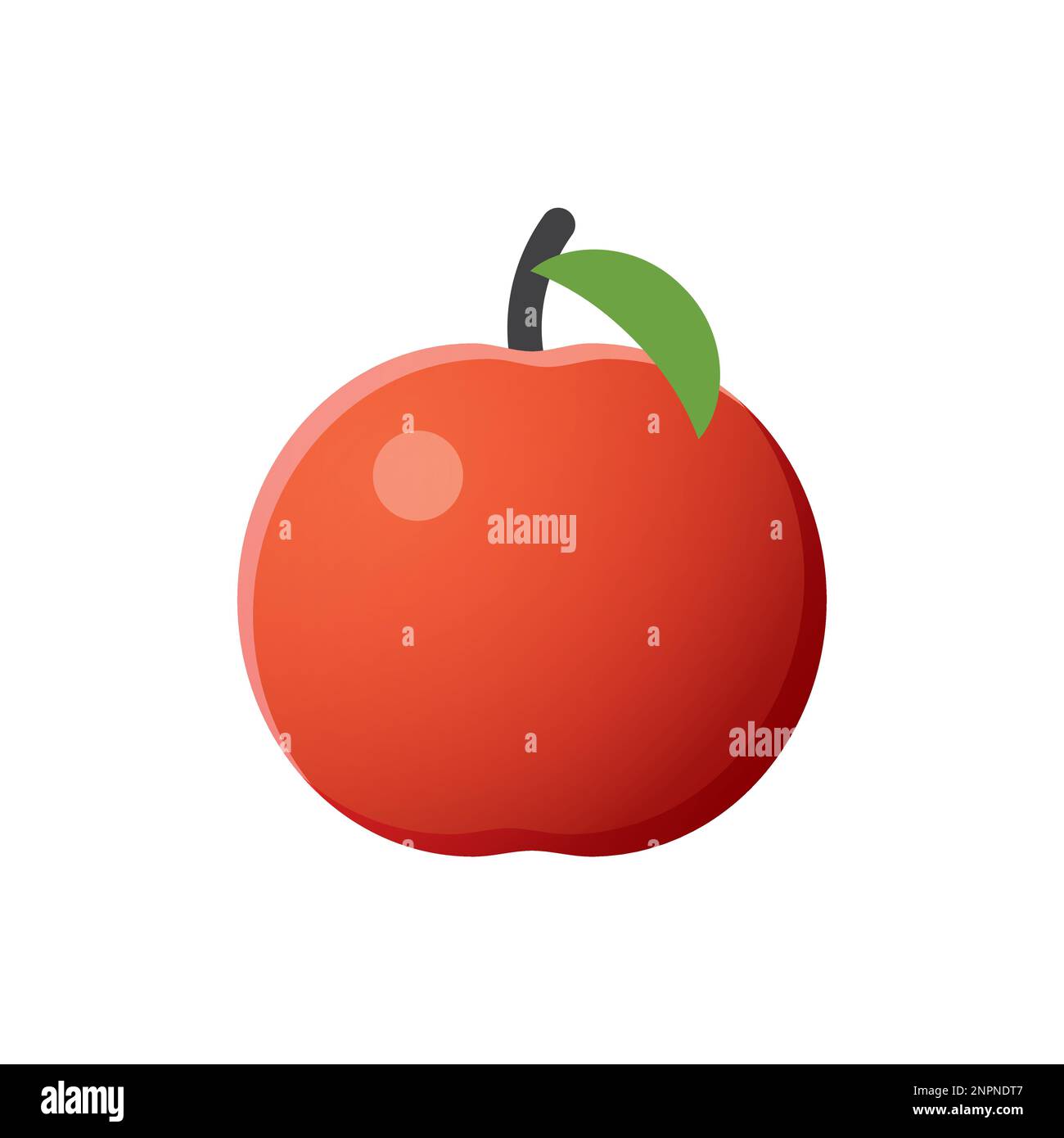 Game UI asset. Gaming user interface apple icon. vector illustration ...
