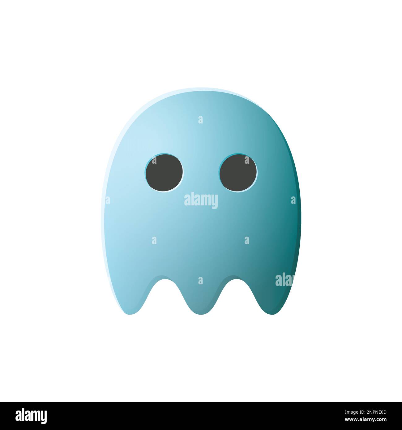 Game UI asset. Gaming user interface ghost icon. vector illustration ...