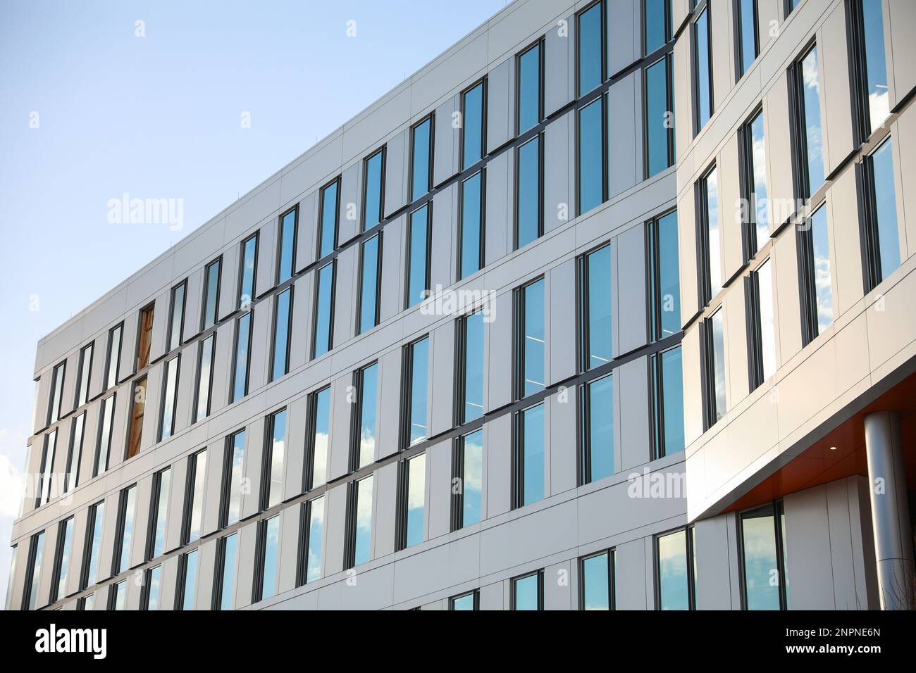 Modern bulidings with large windows residential and commercial building ...